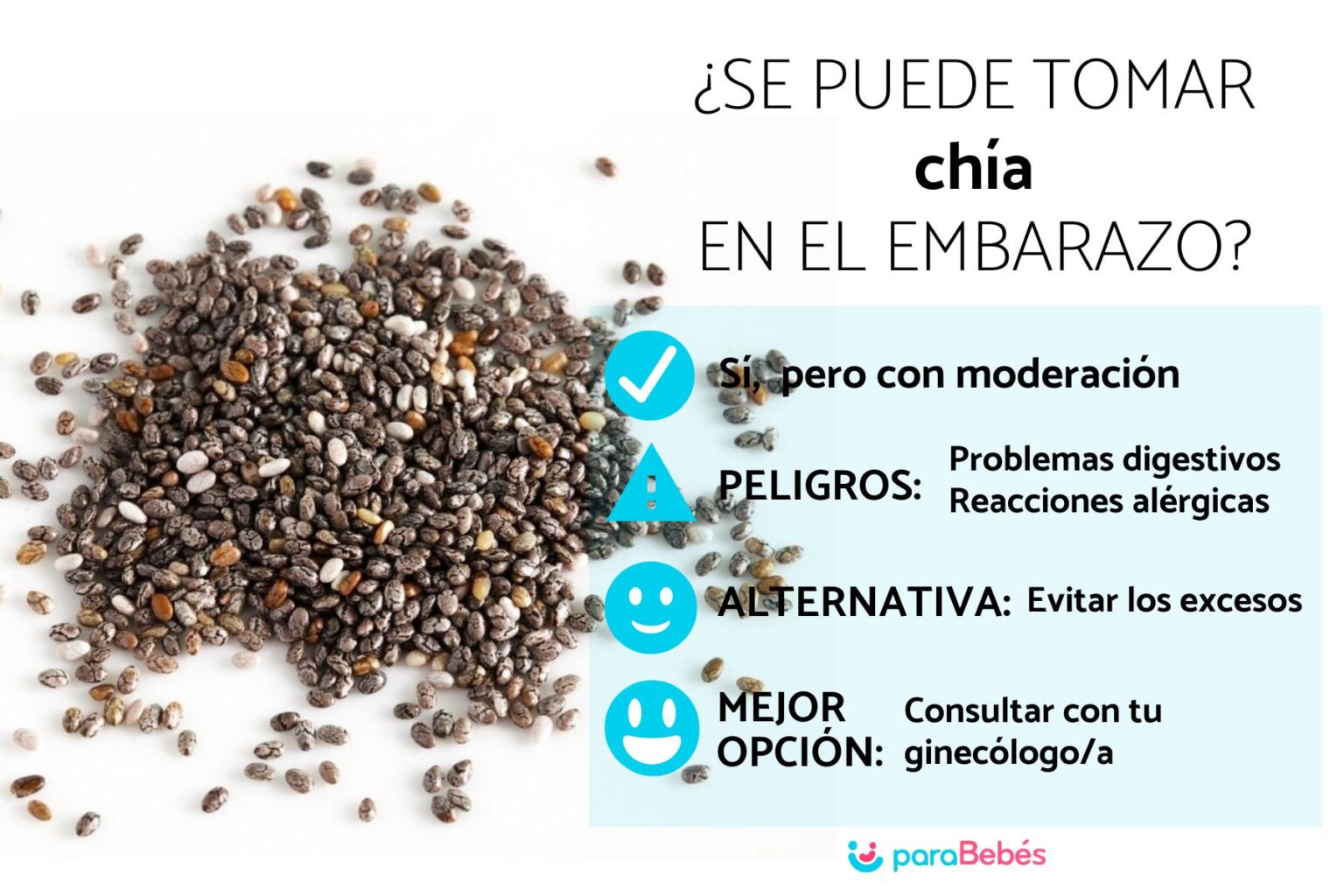 Semillas de chía en el embarazo - Normalweb.es
